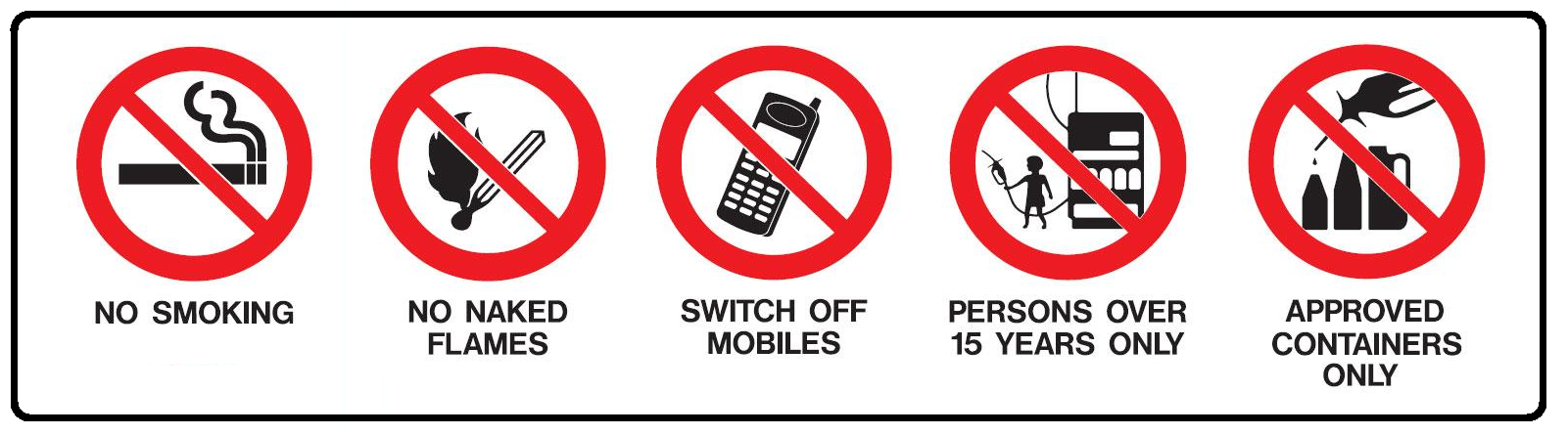 Warning signs seem to be everywhere – from servos, bowsers to vehicles ...