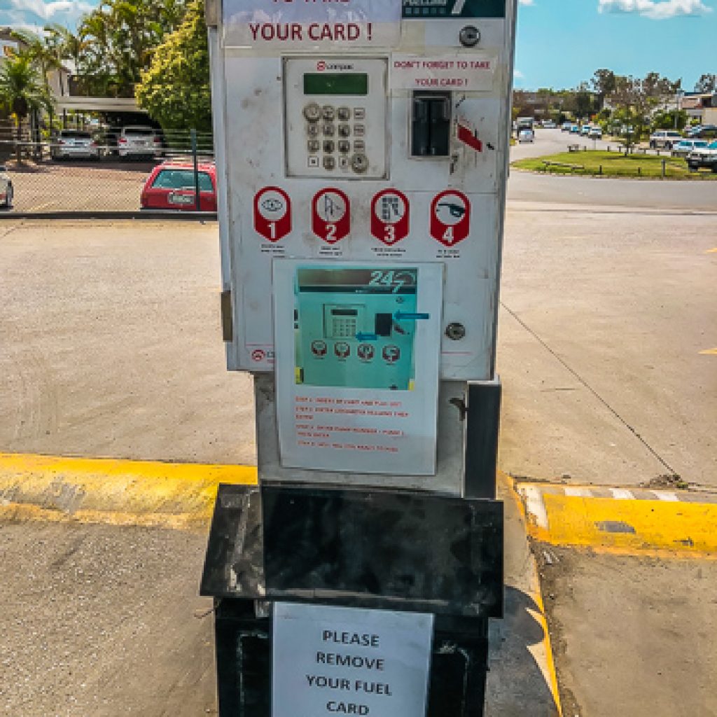 Don't forget to remove your card, see the signs.......